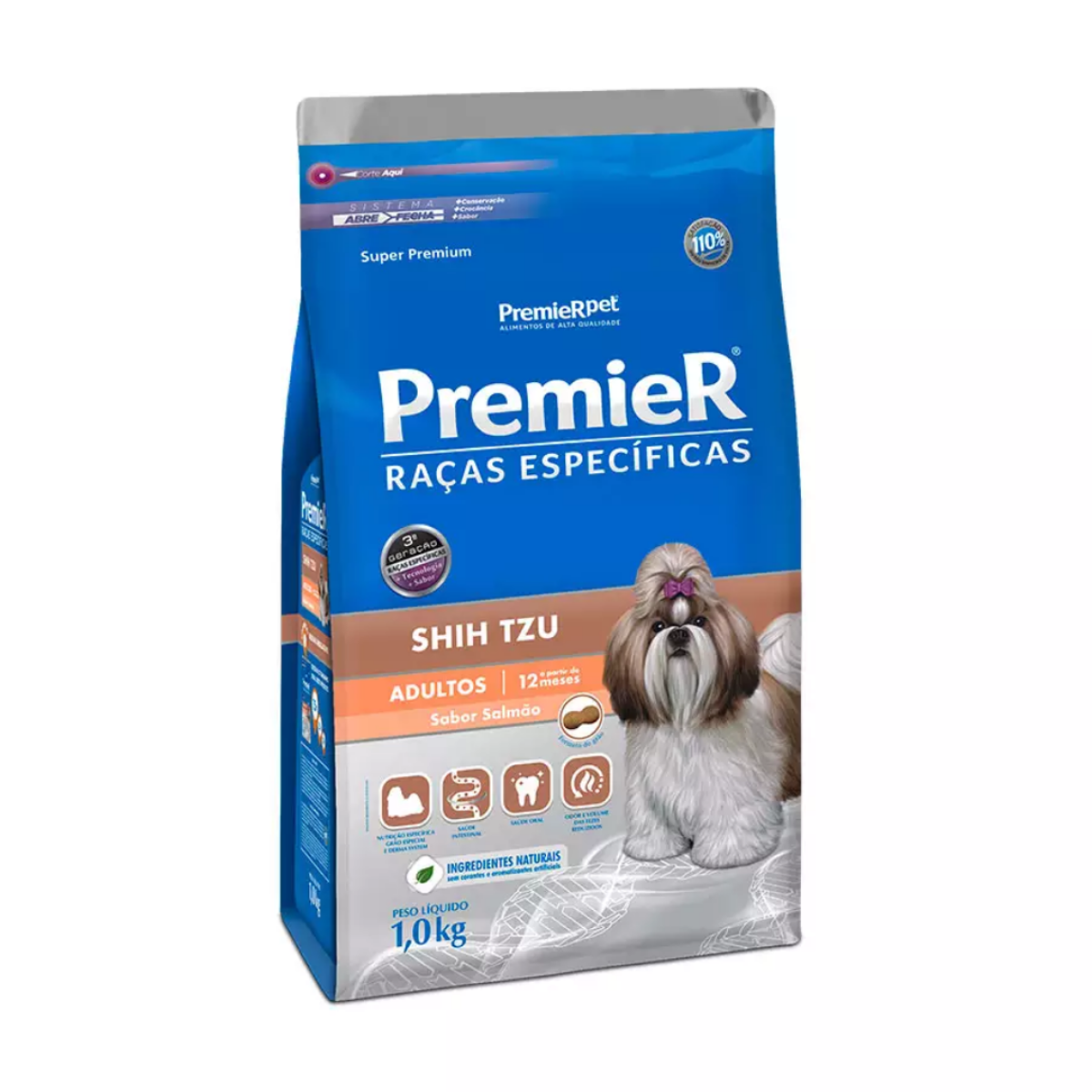 Premier Raças Especificas Shih Tzu Adulto Salmão 1 kg